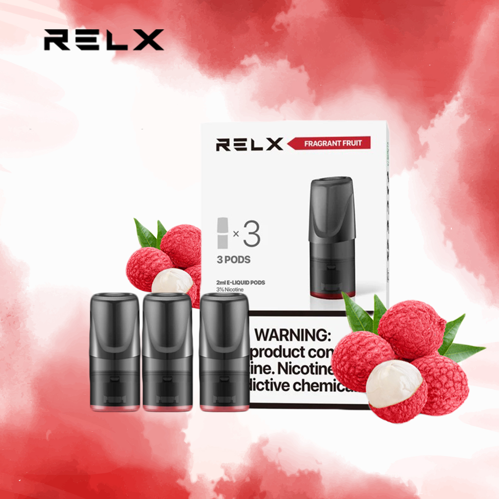 RELX Fragrant Fruit/ Lychee Flavor 3pcs Pods 3% | Lazada PH