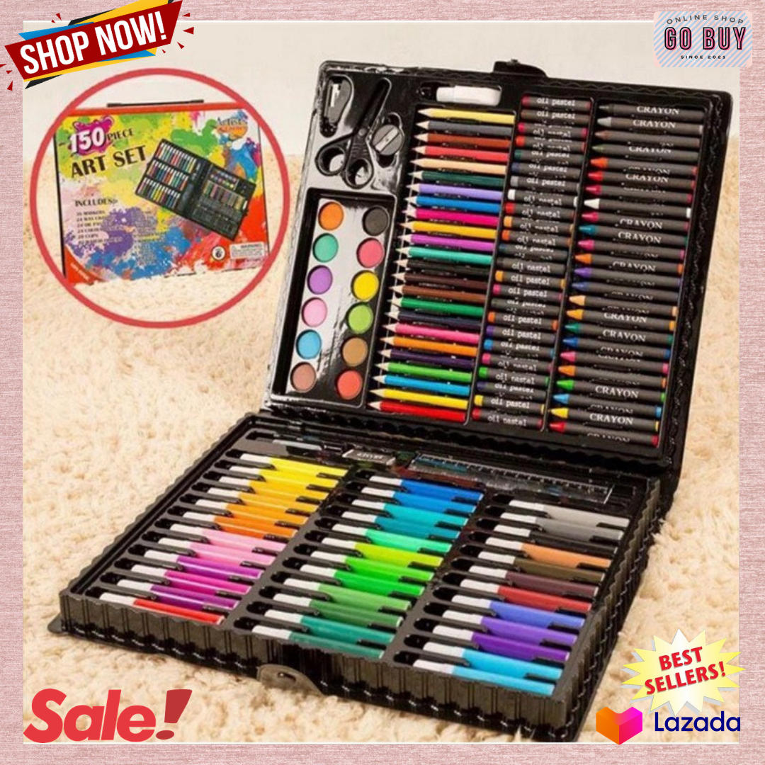 150 Pieces Kids Super Mega ART Coloring Set | Lazada PH