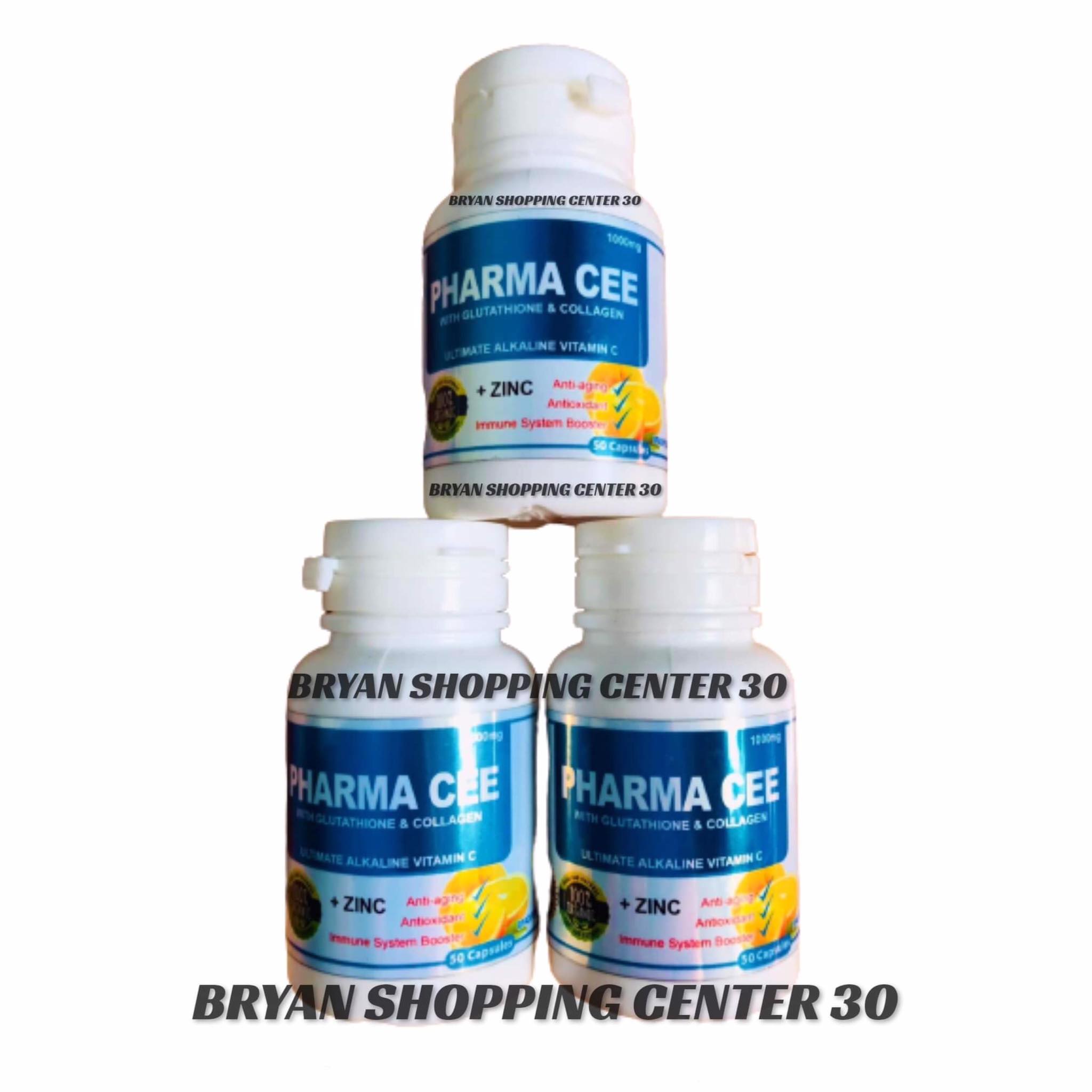 Pharma Cee / With Glutathione & Collagen / 50 CAPSULES / Ultimate ...