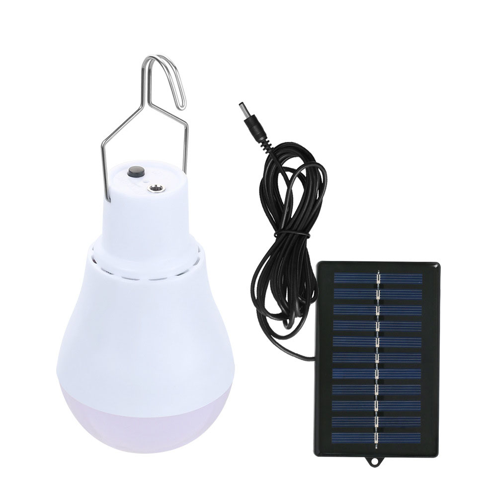 LED Solar Bulb Light Waterproof Outdoor Hanging Emergency Sunlight ...