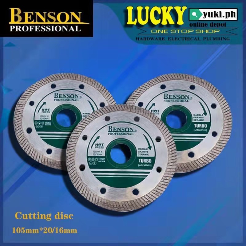 BENSON SUPER THIN DIAMON CUTTER 4" | Lazada PH