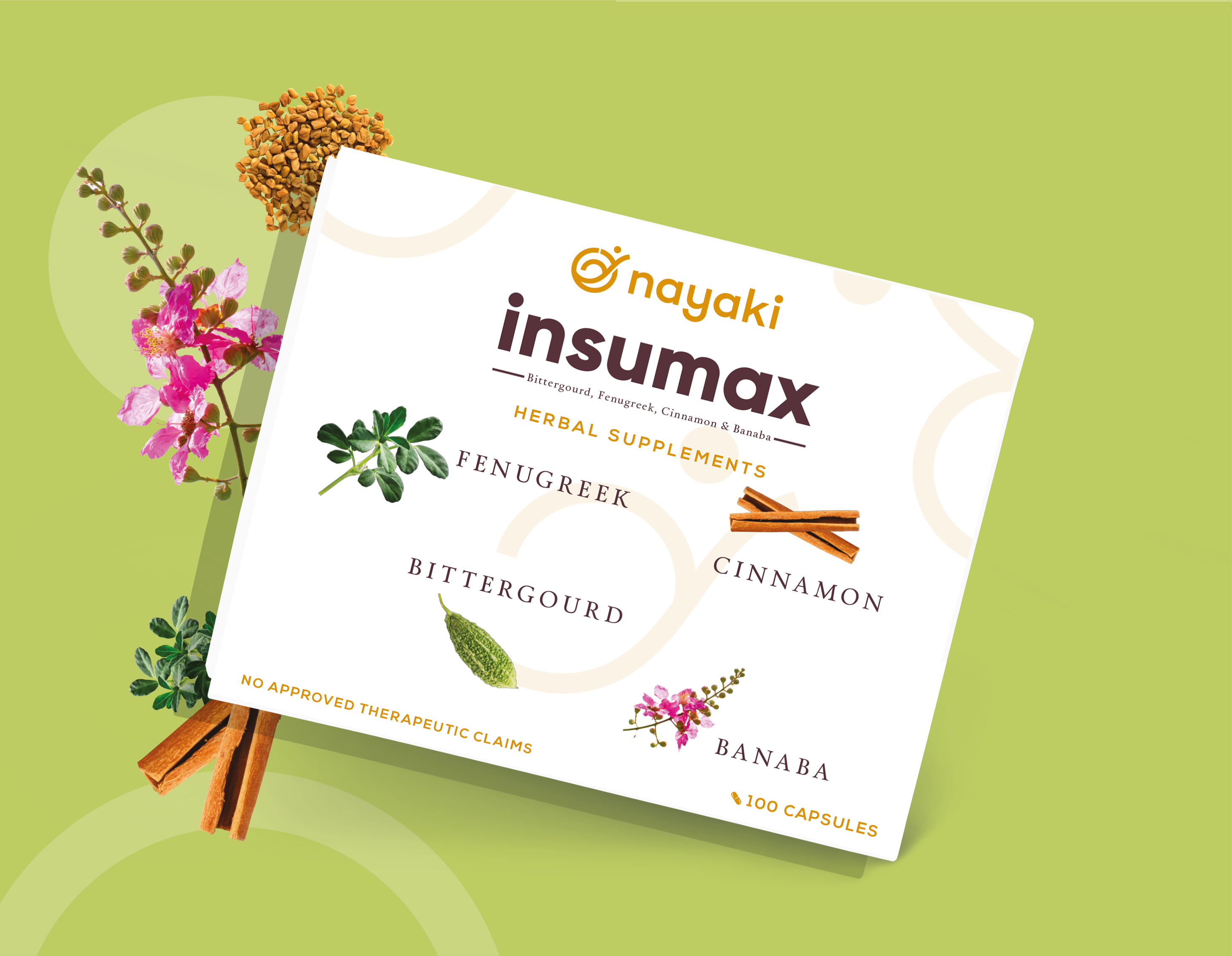 Nayaki Herbal Insumax 100 Capsules | Lazada PH