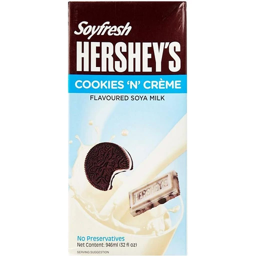 Soyfresh Flavoured Soya Milk Hershey’s Cookies ‘N’ Crème 946 ml | Lazada PH