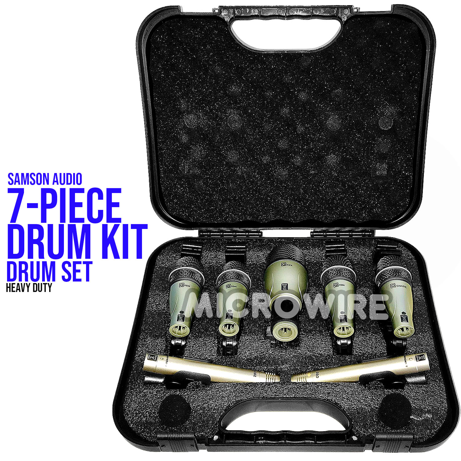 Samson Audio 7-Piece Drum Kit Drum Set | Lazada PH