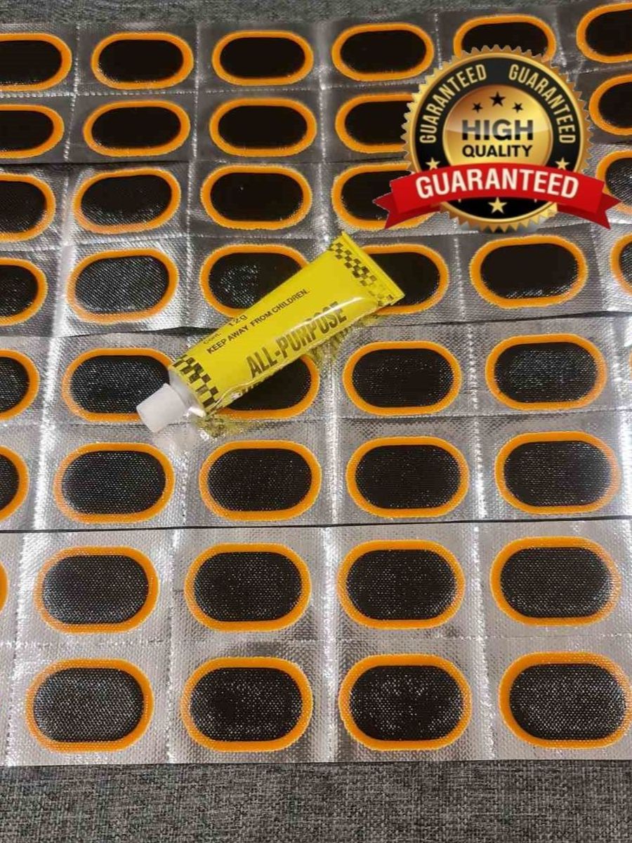 48 pcs Vulcanizing tire patch with free 12mg adhesive | Lazada PH
