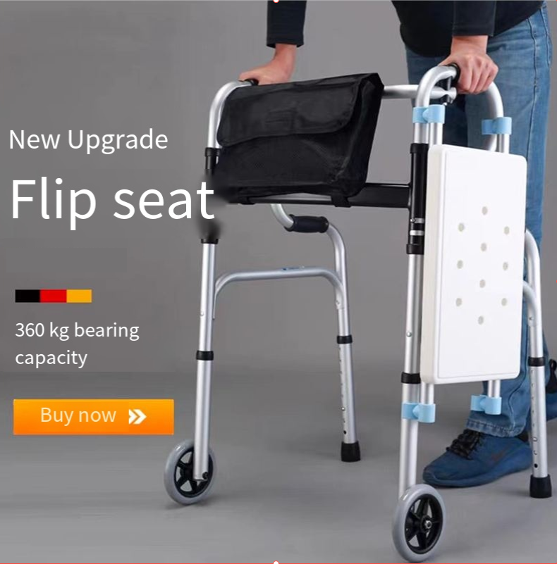 A walker for the elderly Adult walker Stainless steel walker crutch ...