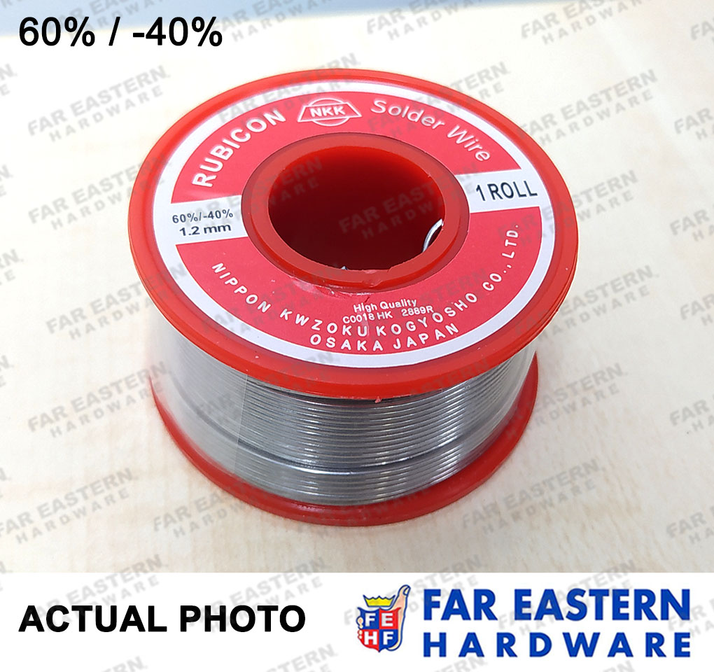 Soldering Lead Solder Wire 1.2mm 60/40 | 30/70 RUBICON Osaka Japan ...