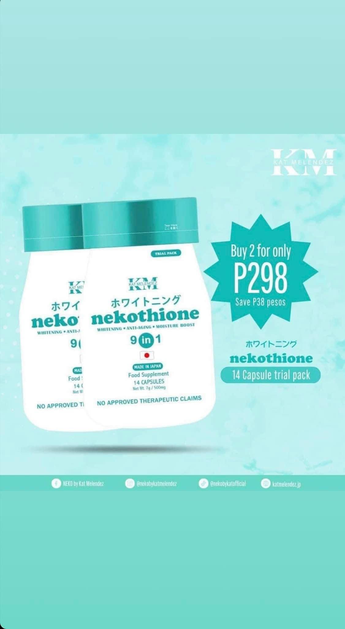 Neko Trial Pack | Nekothione 9 in 1 | Neko by KM Kat Melendez | Lazada PH