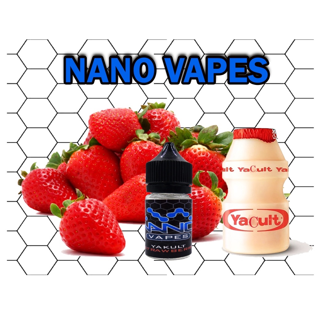 NANO VAPES 30ML YAKULT STRAWBERRY LOW E-LIQUID VAPE JUICE | Lazada PH