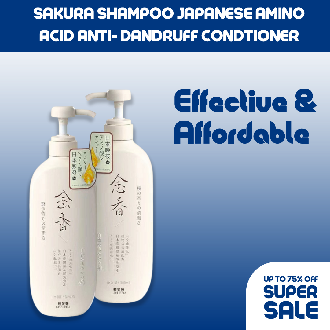 Original Sakura Shampoo Japanese Amino Acid Anti Dandruff Shampoo ...