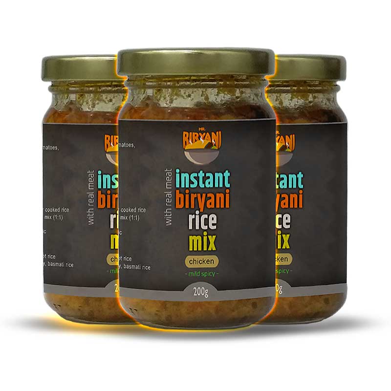 Mr. Biryani Instant Biryani Rice Mix 200g / Chicken Flavor / SET OF 3 ...