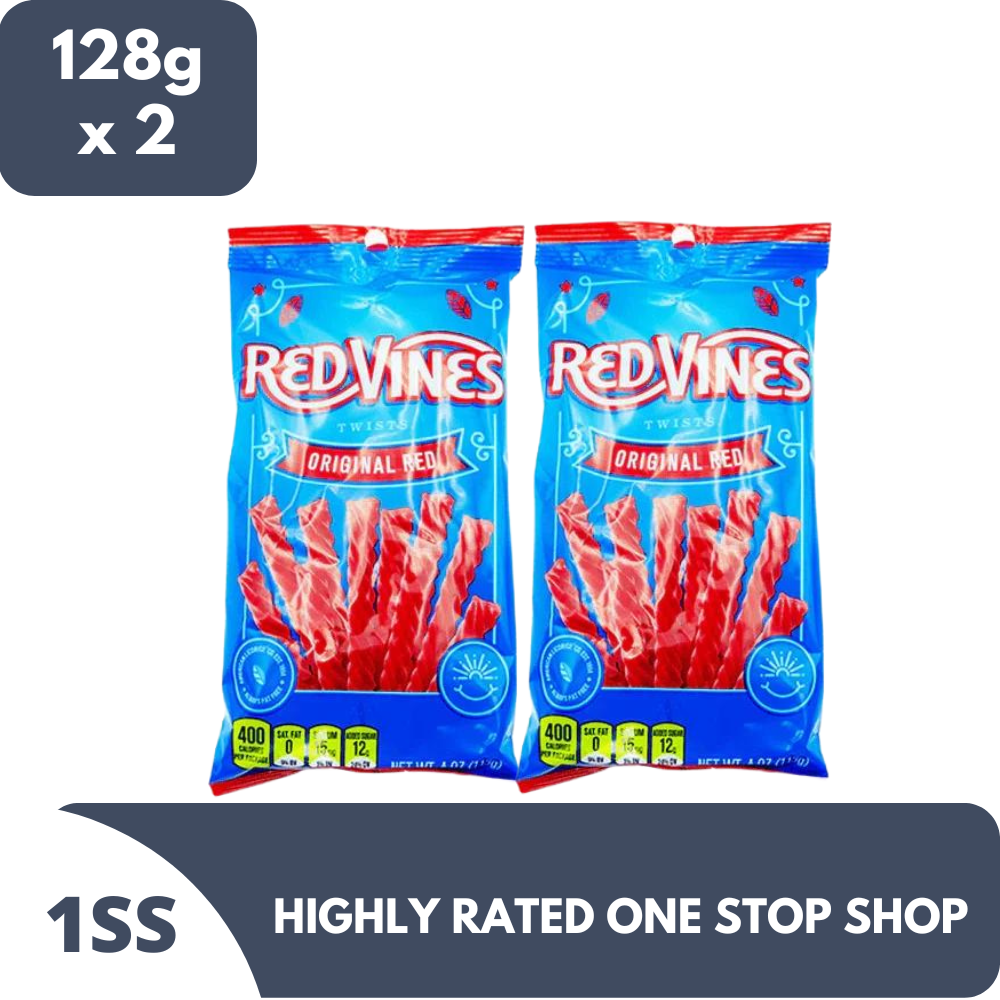 Red Vines Twists Original Red 128g x 2 (Expiry Nov 26, 2022) | Lazada PH