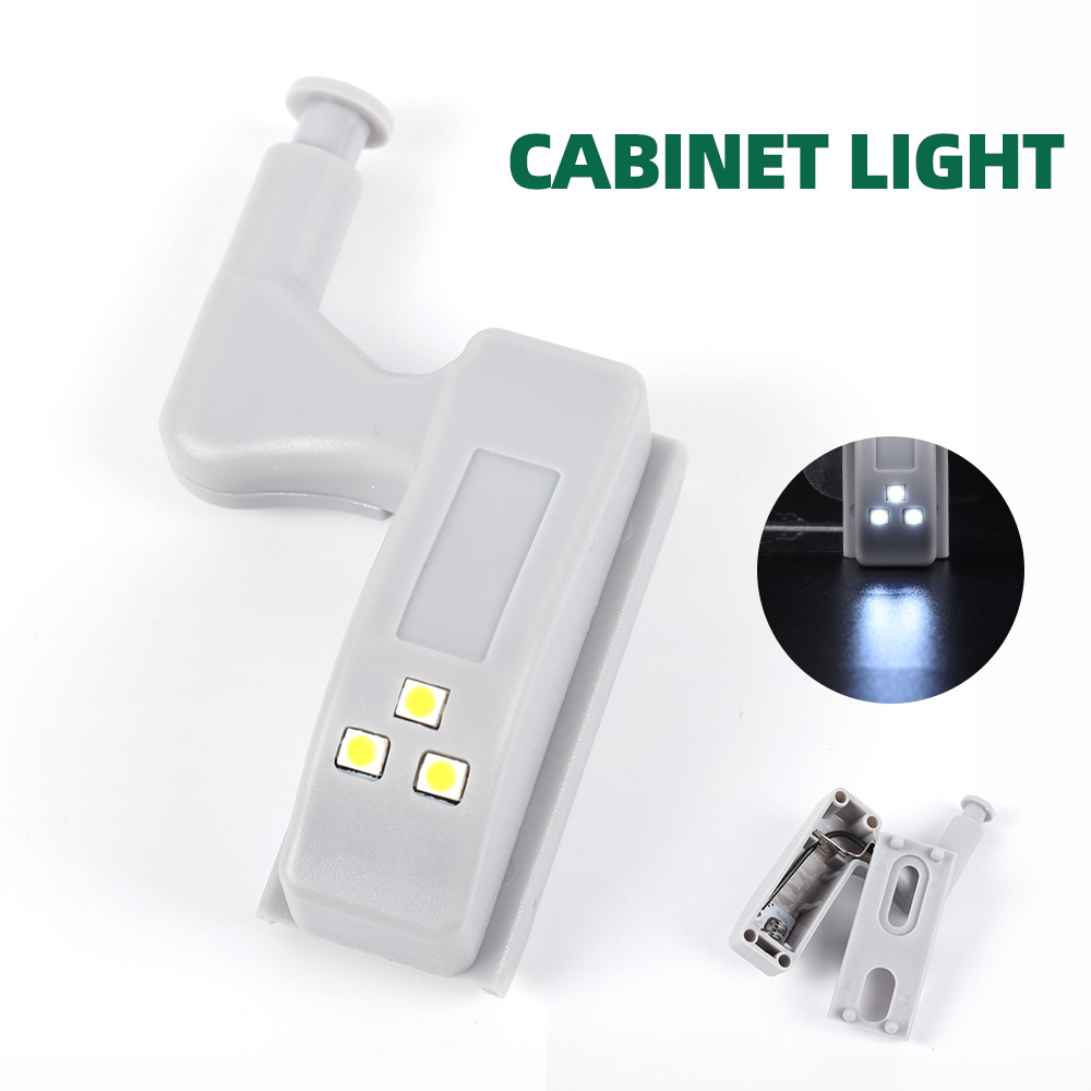 10 LED Cabinet Light LED Inner Hinge Lamp Closet Light Battery Wireless ...