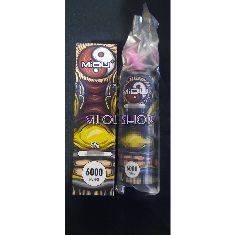MiOU 6000 puffs disposable pods rechargeable | Lazada PH