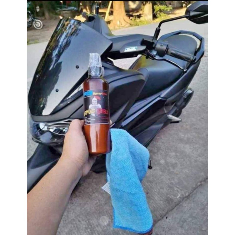 PIS SPRAY WAX ARMOUR SHIELD FOR MATTE 250mL free micro fiber cloth ...