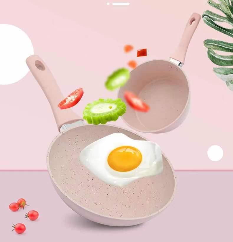 High Quality Cooking Wok Pan Non-Stick Star Frying Pan 12CM | Lazada PH