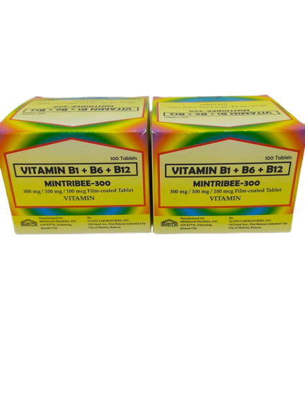 Mintribee 300 - Vitamin B1 + B6 + B12 (10 tablet per order) | Lazada PH