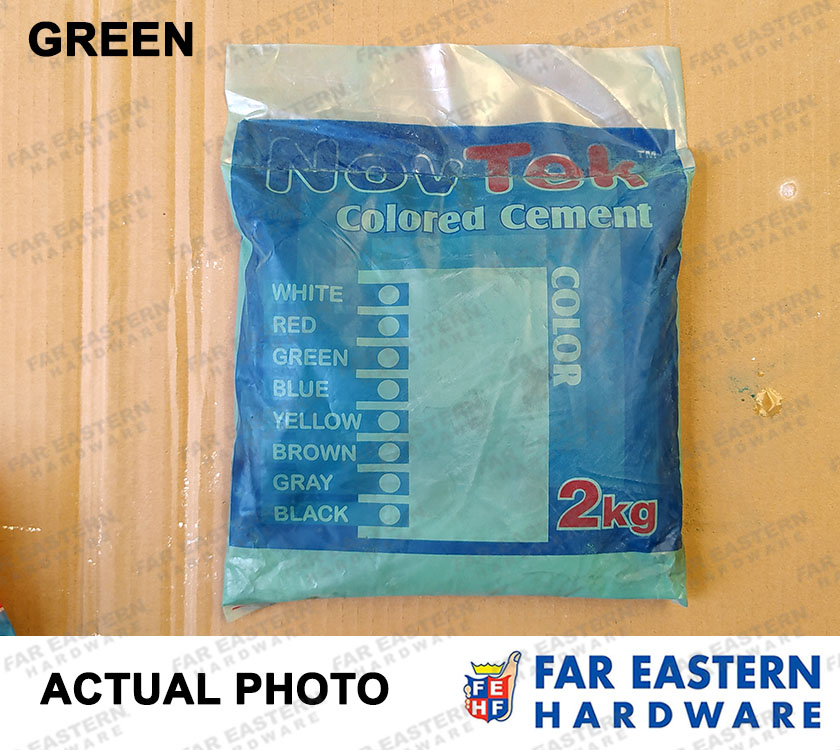 NOVTEK Colored Cement for Flooring 2Kg Color White Red Green Black ...