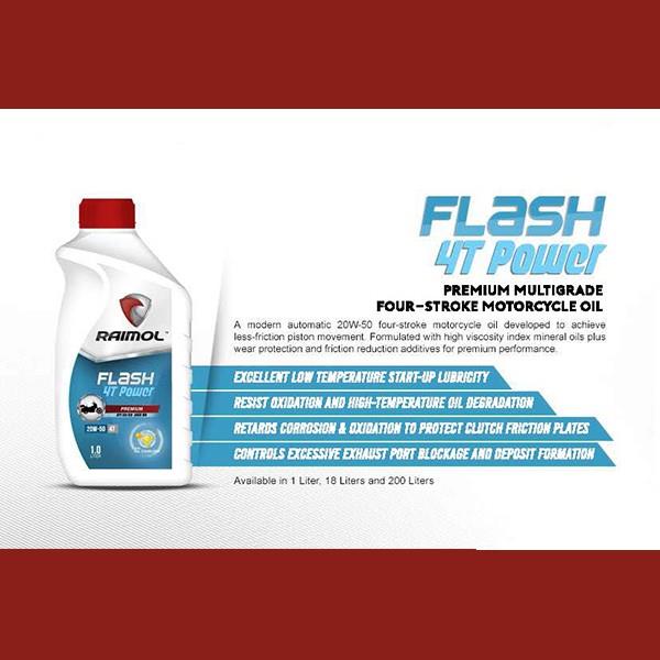 qwJfOSP0 RAIMOL FLASH 4T POWER 1L 20W50CD 4 STROKE MOTORCYCLE ENGINE ...