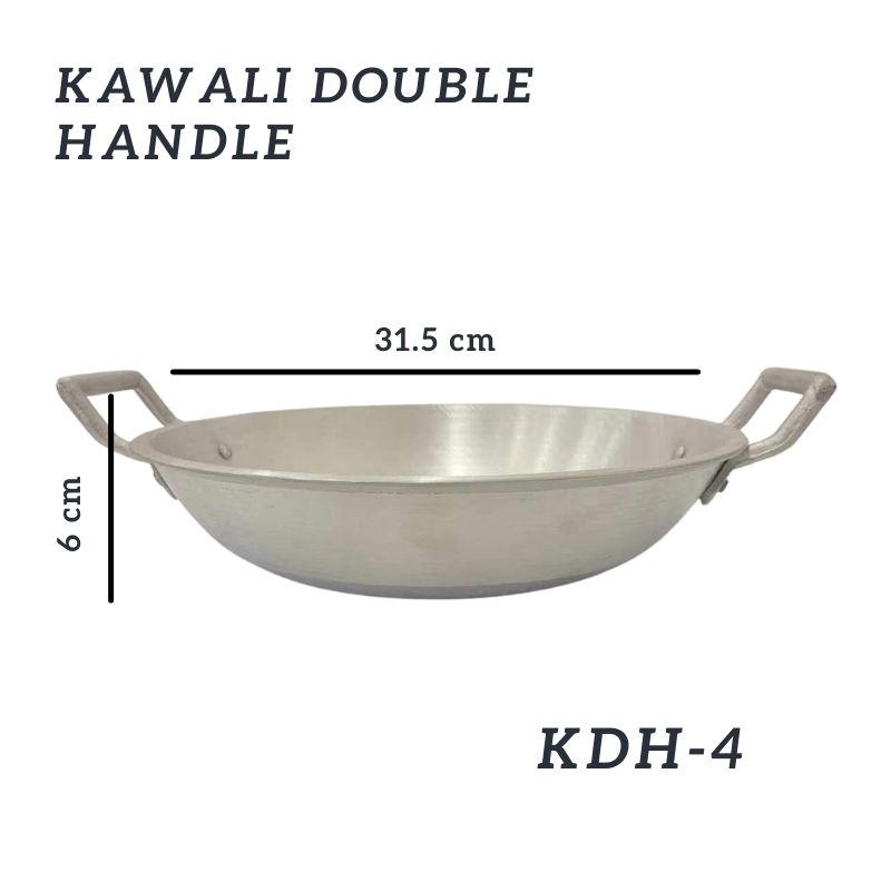 HOMEGOODS [1PC] High Quality Kawali Double Handle Aluminum Kawali ...