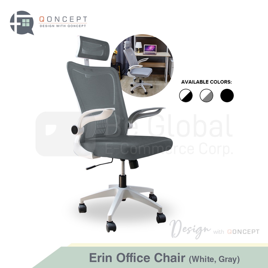 PH ♢Qoncept Furniture Erin High Back Ergonomic Office Chair High ...