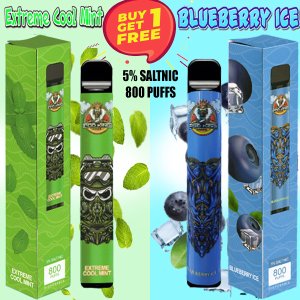 BUY 1 TAKE 1 POD KING MAXX Puff Plus smoke vapers full set (800 Puffs ...