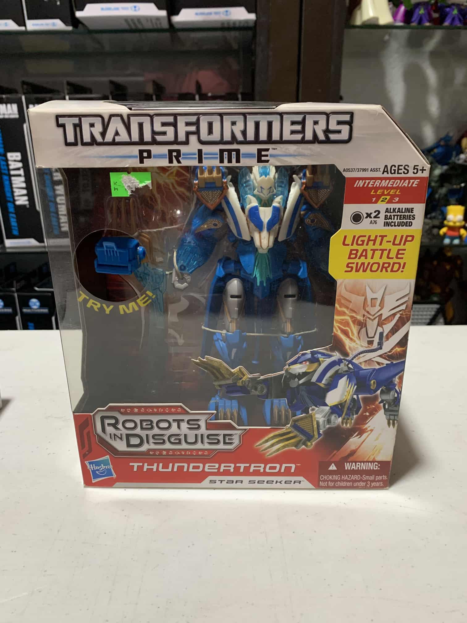 HASBRO TRANSFORMERS PRIME RID THUNDERTRON Light-up Battle sword New in ...