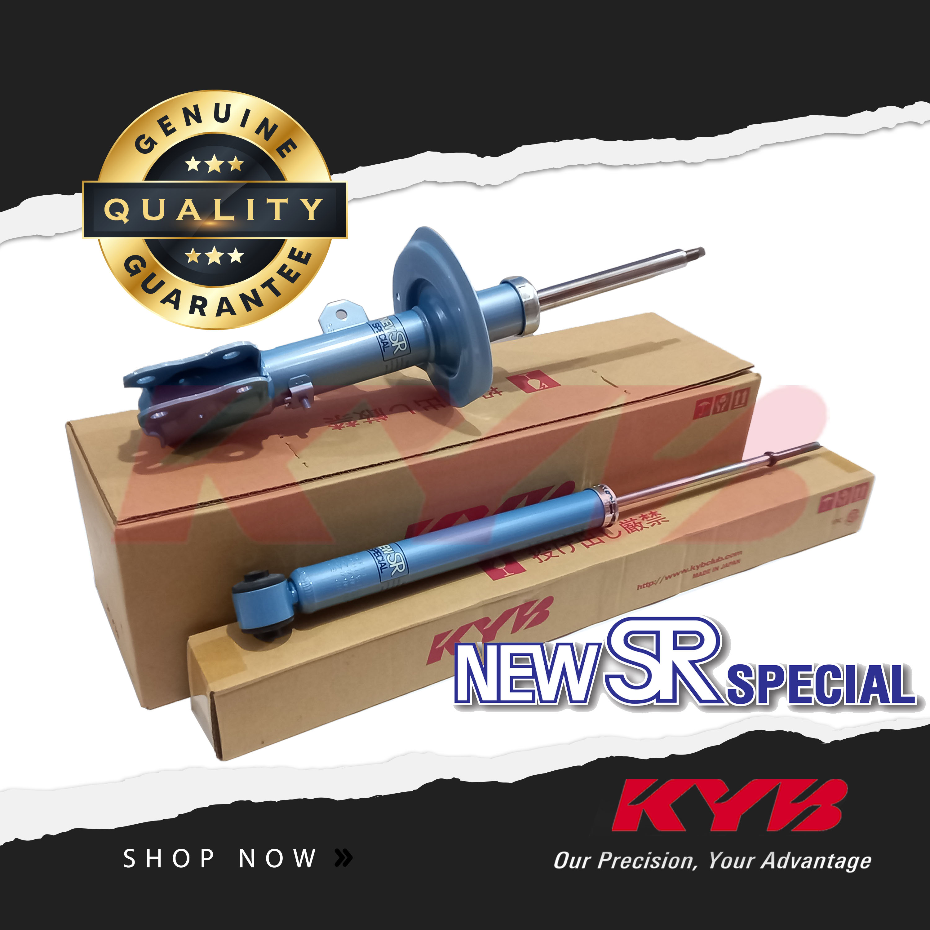 KYB KAYABA (SET) New SR Special Shock Absorber for Mitsubishi Xpander ...