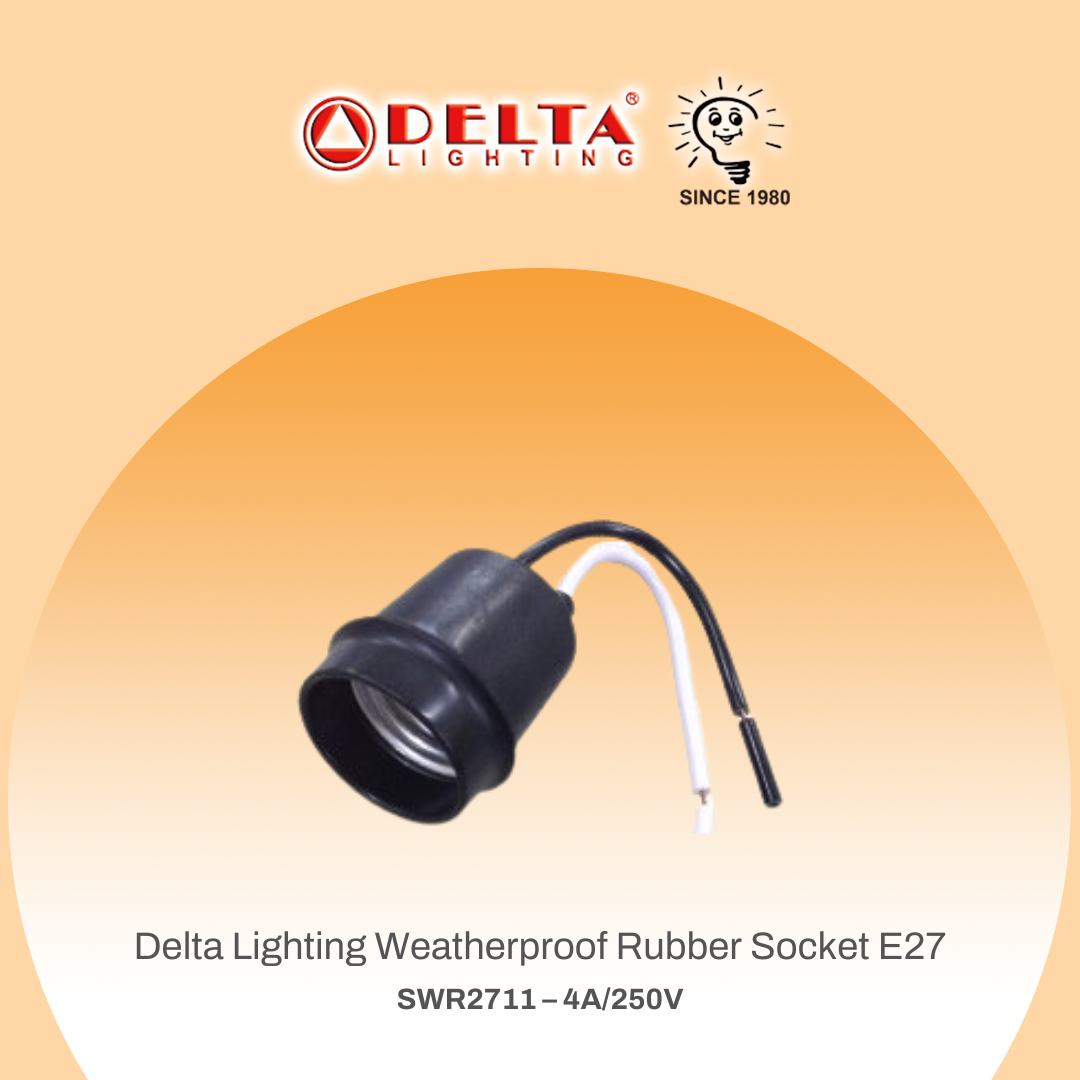 Delta Lighting Weatherproof Rubber Socket E27 | Lazada PH