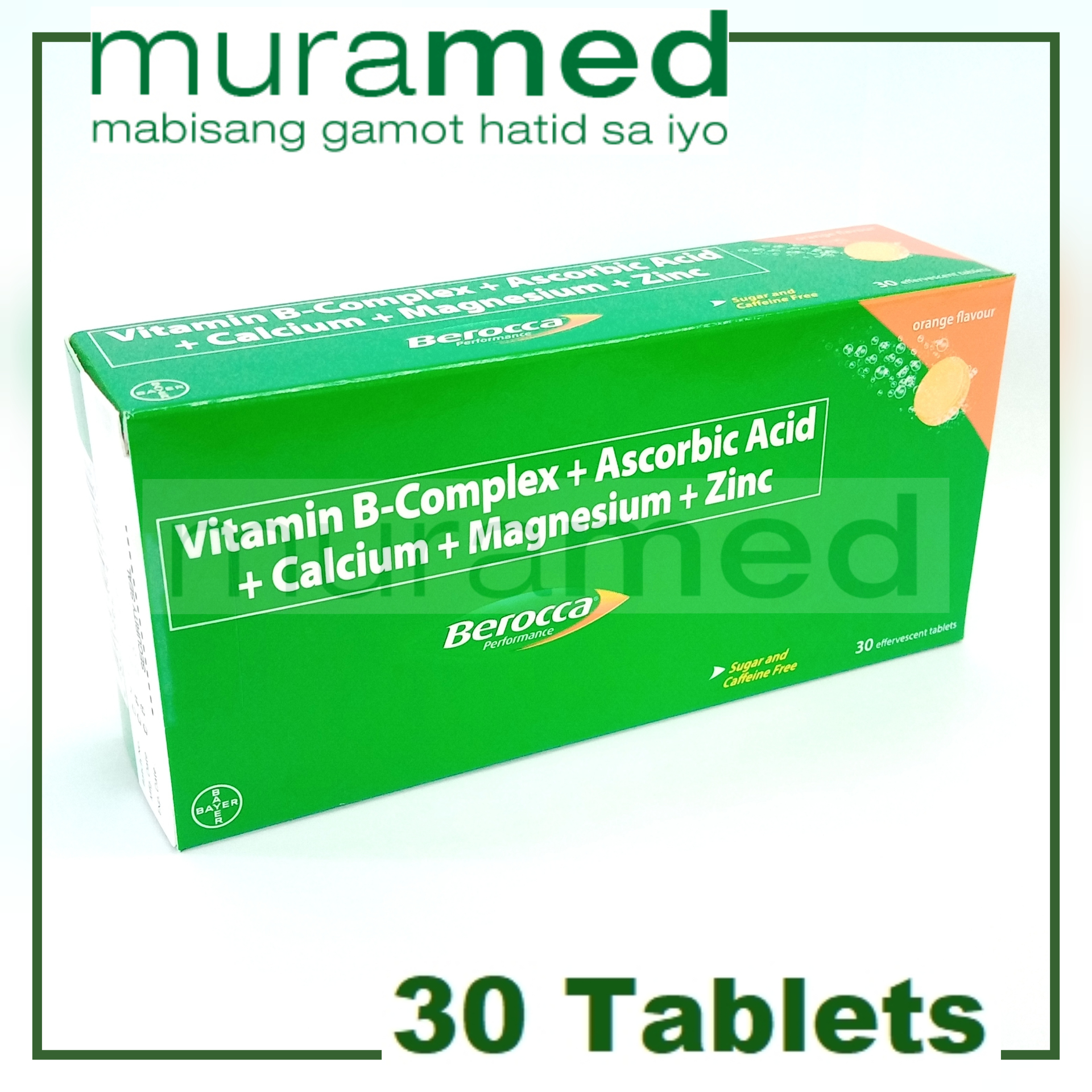 Berocca Performance Effervescent Tablets 30's (Orange) | Lazada PH