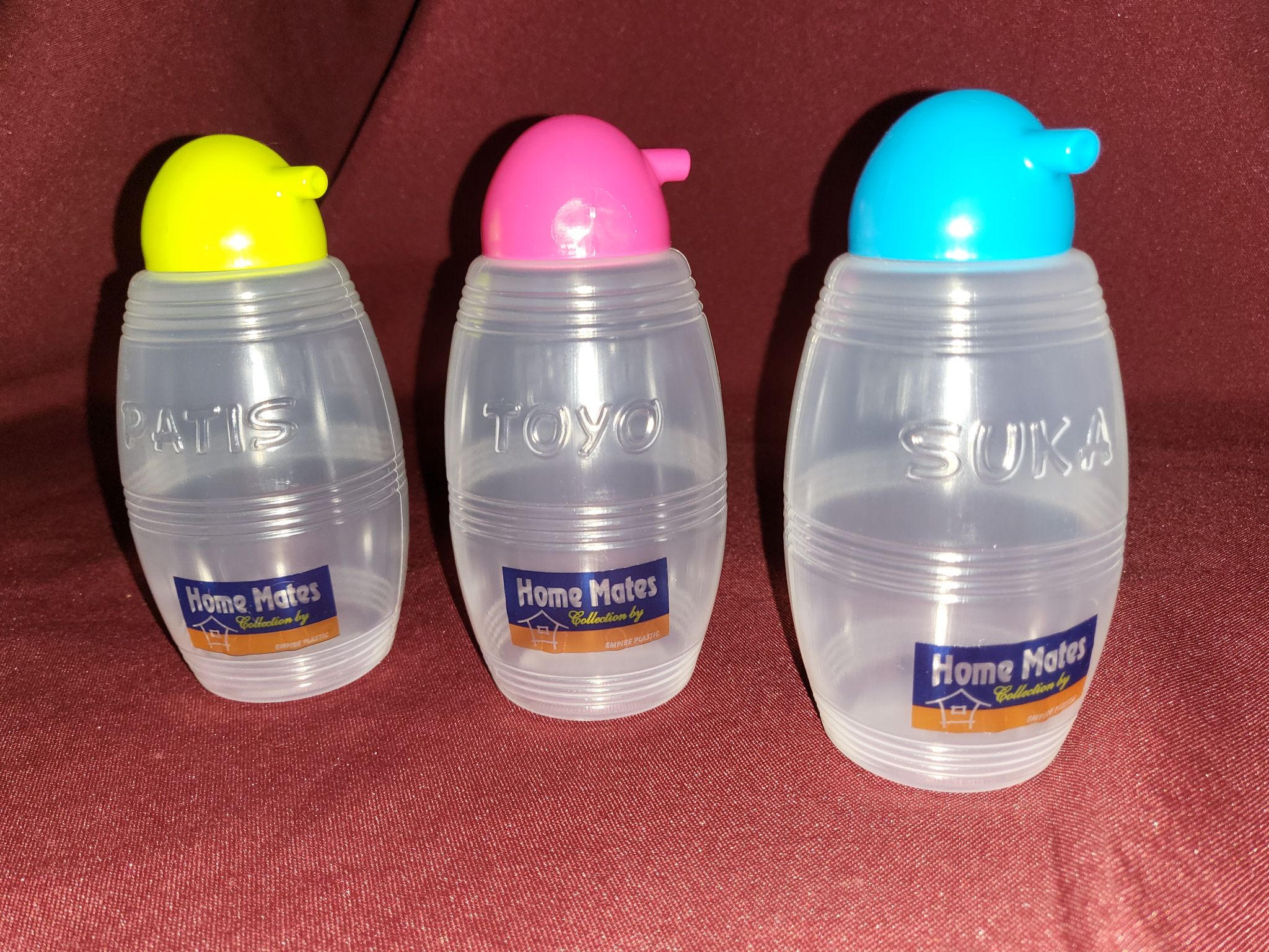 3PCS condiments dispenser 200mL / liquid container / fish sauce ...