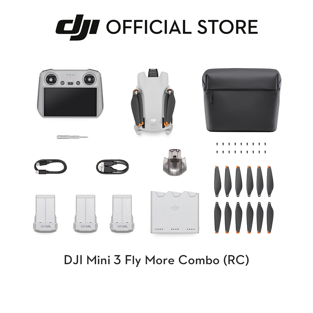 DJI Mini 3 - Camera Drone I Under 249 g I 38/51 Min Flight Time I 4K ...