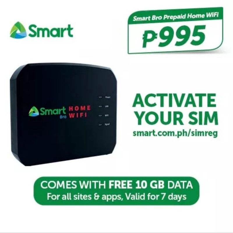 PLDT / Smart Bro Home WiFi (PREPAID) | Lazada PH