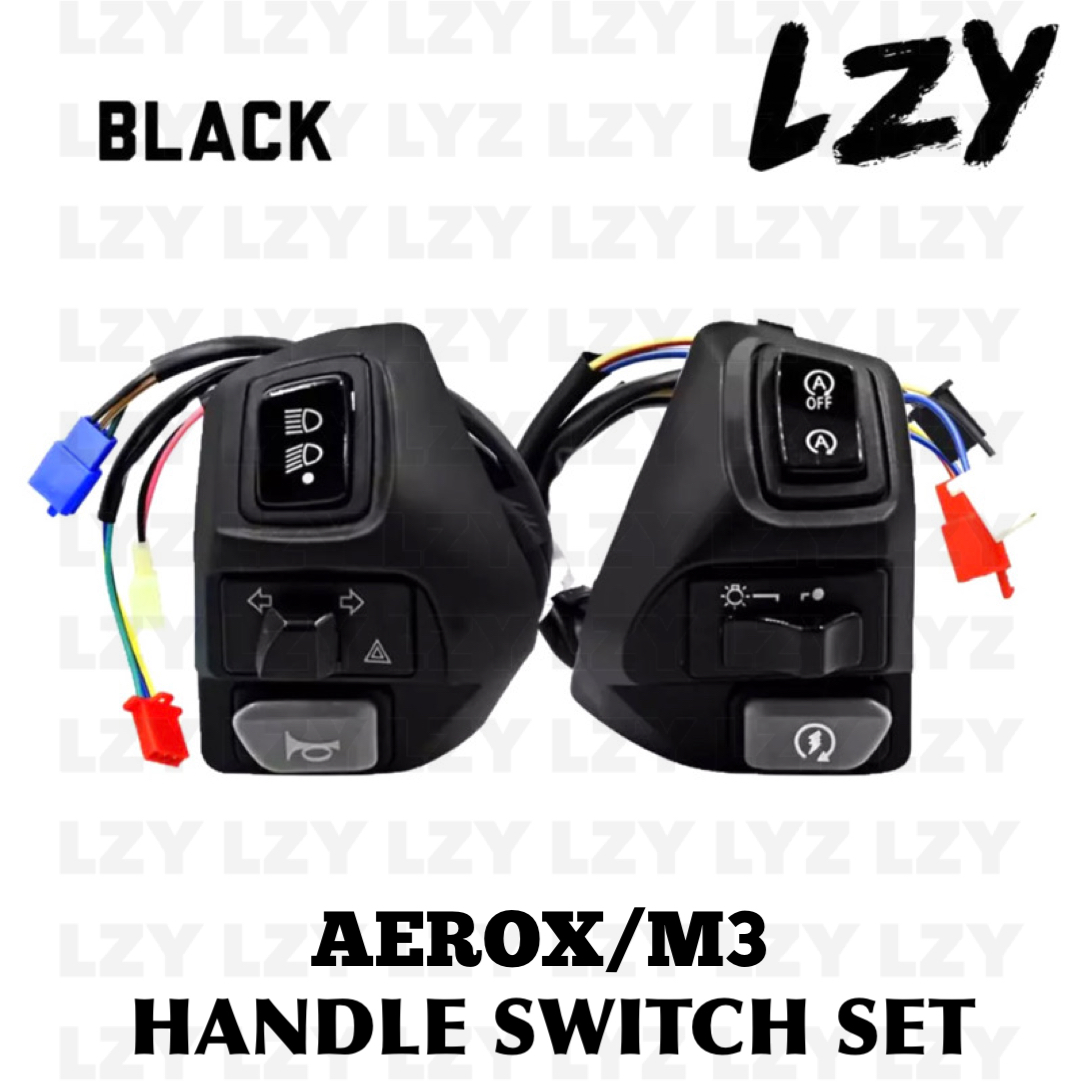 LZY Yamaha Aerox M3 Mio Sporty Handle Switch Assy Set Motorcycle (Left ...