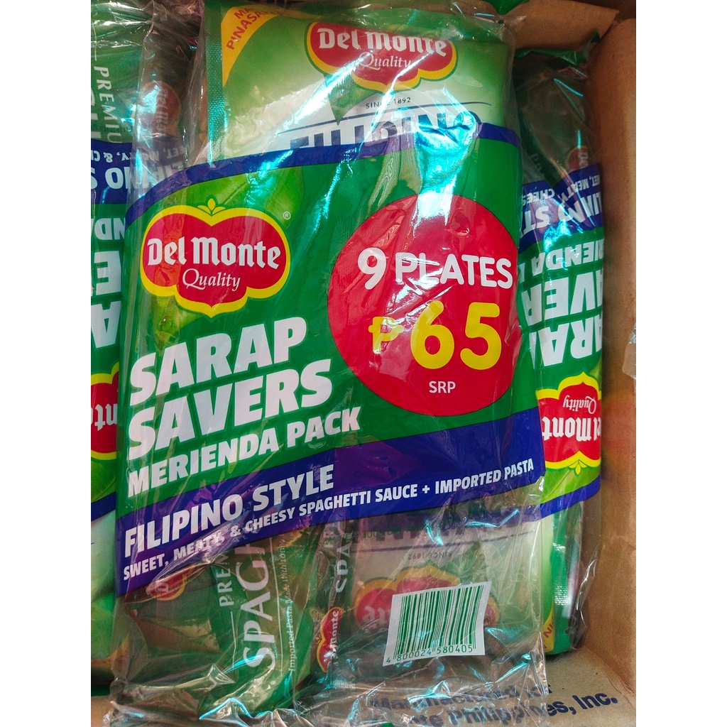 Del Monte Sarap Savers Party Pack Filipino Style Spaghetti Sauce 1kg ...
