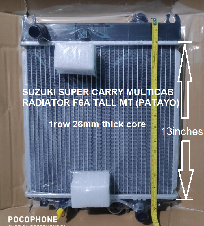 SUZUKI SUPER CARRY SCRUM MULTICAB RADIATOR F6A TALL MT (PATAYO) | Lazada PH
