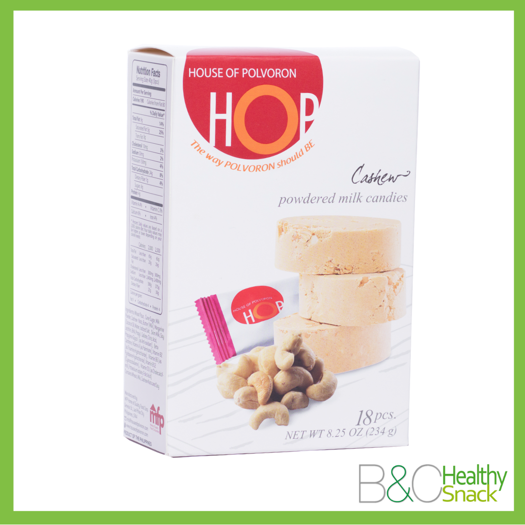 HOP House of Polvoron Cashew Box 234g, 18pcs | Lazada PH