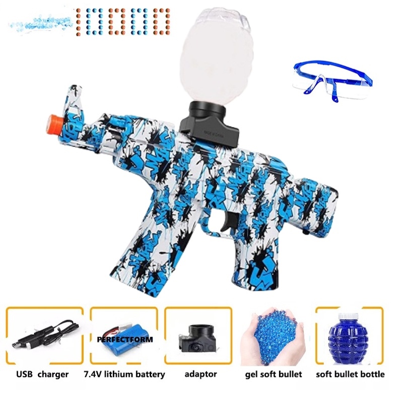 Glock M416 Electric Gel Splatter Ball Gun Water Bead Blaster Automatics ...
