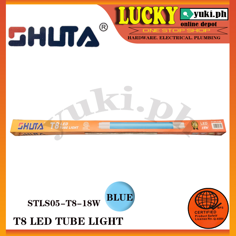 SHUTA T8 LED TUBE LIGHT ( STLS05-T8-9W / STLS05-T8-18W ) BLUE/RED/3000K ...