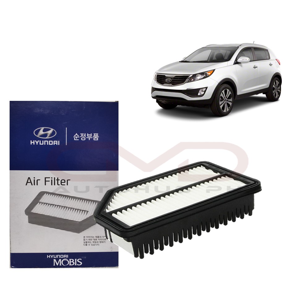 Genuine Hyundai Mobis Air Filter for Hyundai Tucson | Kia Sportage ...