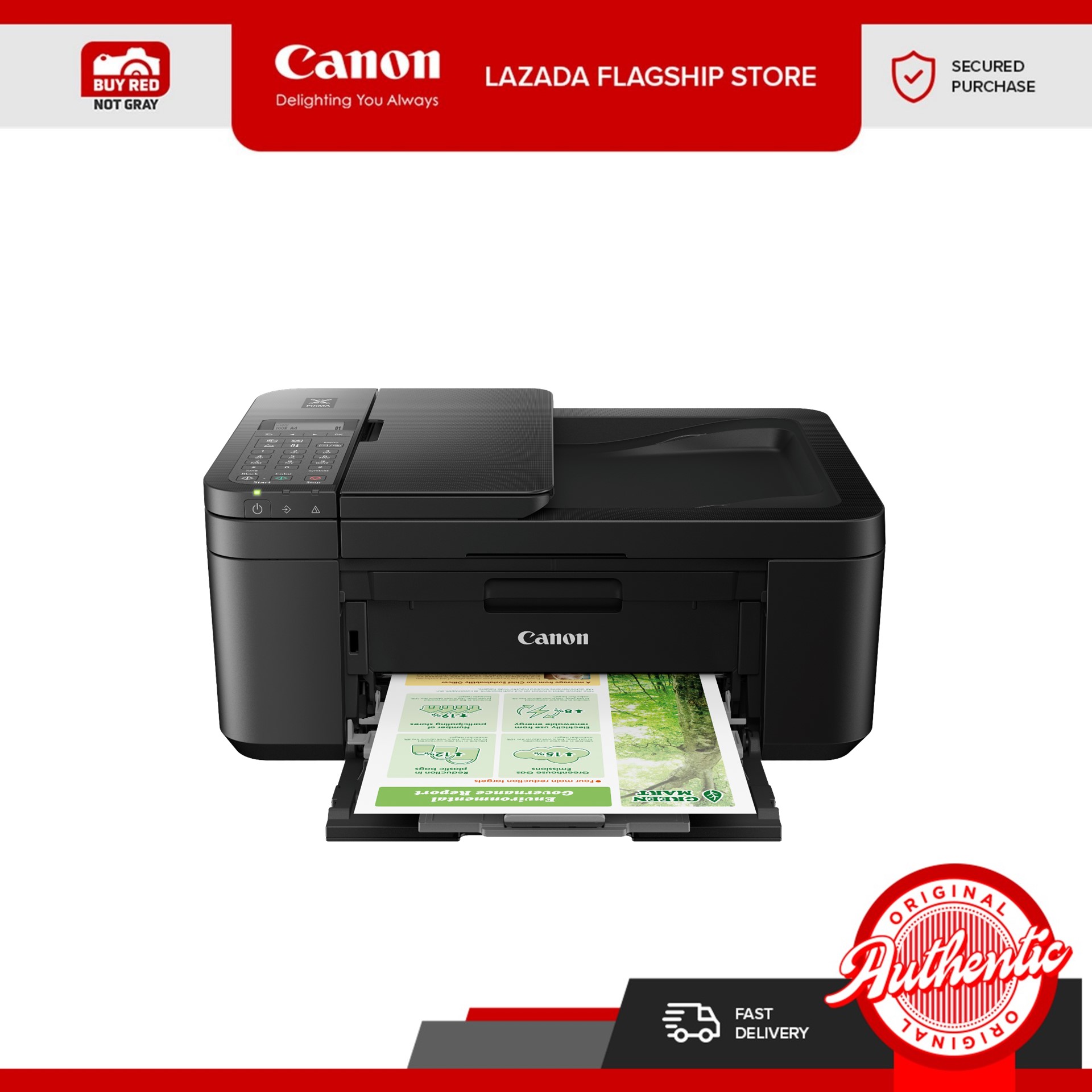 Canon PIXMA Multi-Function Printer TR4670S Wi-Fi, AirPrint, Mopria ...