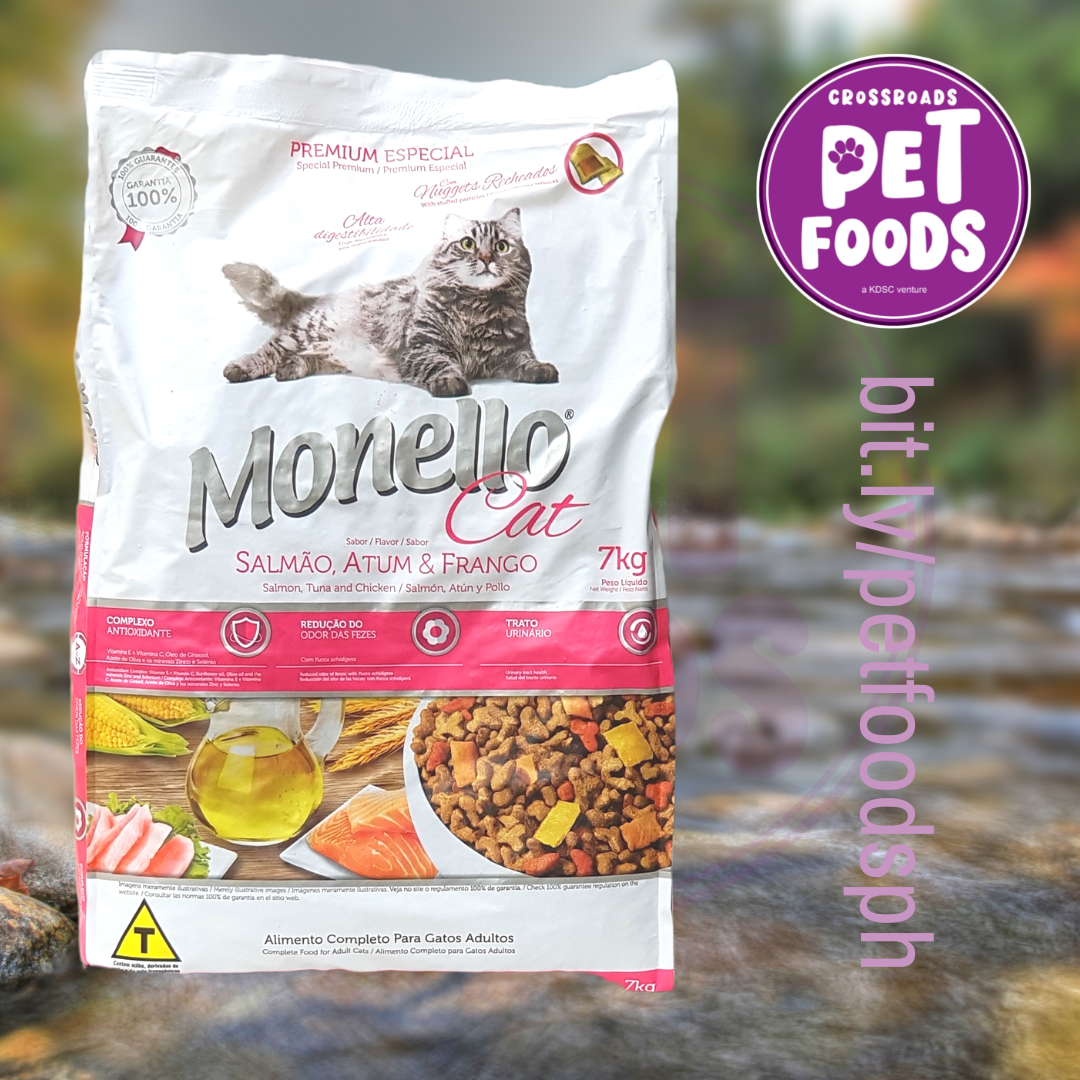 MONELLO CAT • SPECIAL PREMIUM PINK • SALMON, TUNA, AND CHICKEN FLAVOR ...