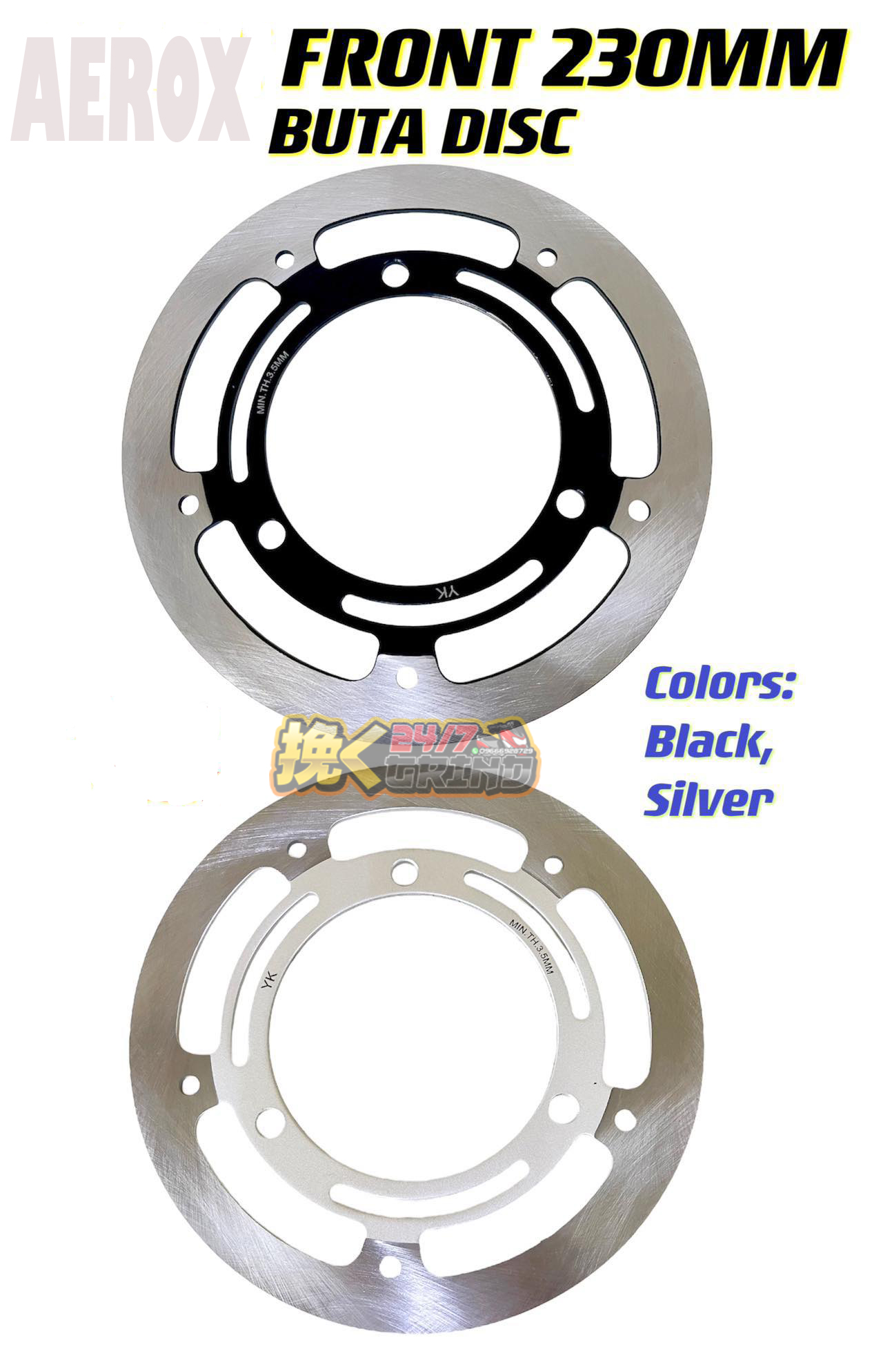 JRP LIGHTEN DISC YAMAHA AEROX 155 / AEROX V2 (ORIG THAILAND) | Lazada PH