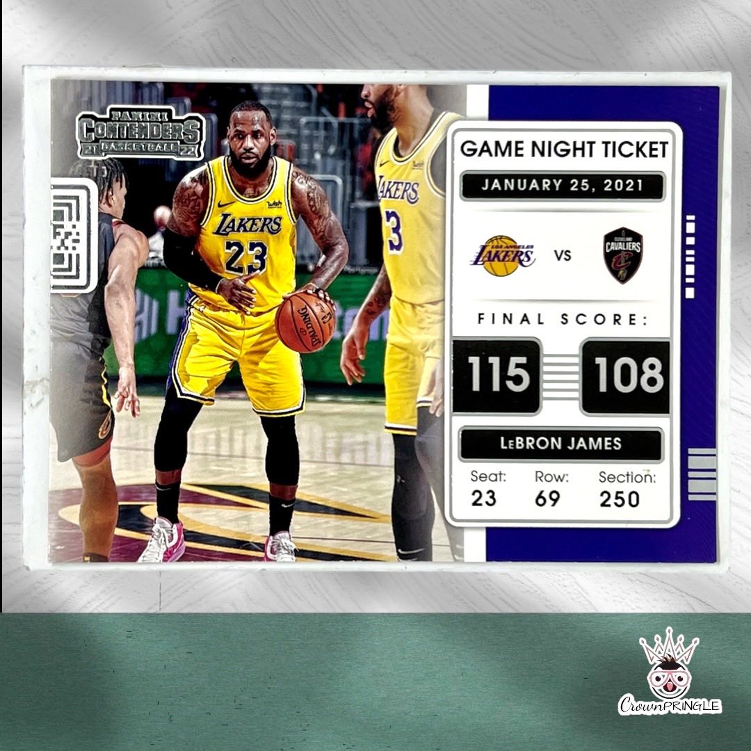 2021-22 Contenders Game Night Ticket Lebron James card | Lazada PH