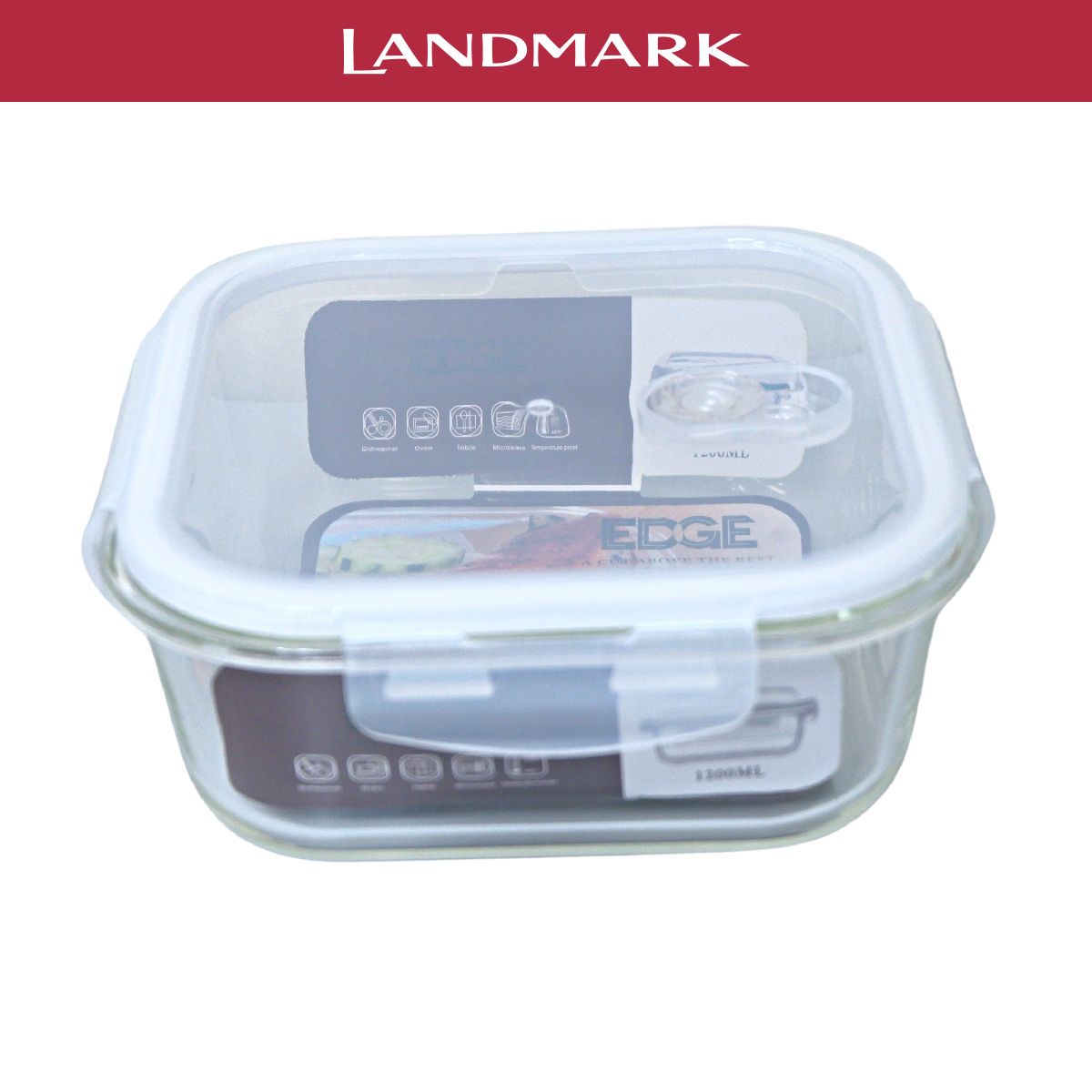 Edge Glass Square Food Keeper | Lazada PH
