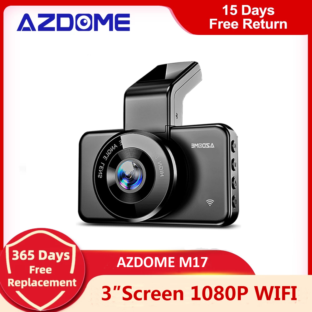 Original AZDOME M17 Dash Cam 3" IPS Screen ADAS Car Dash Camera WIFI ...