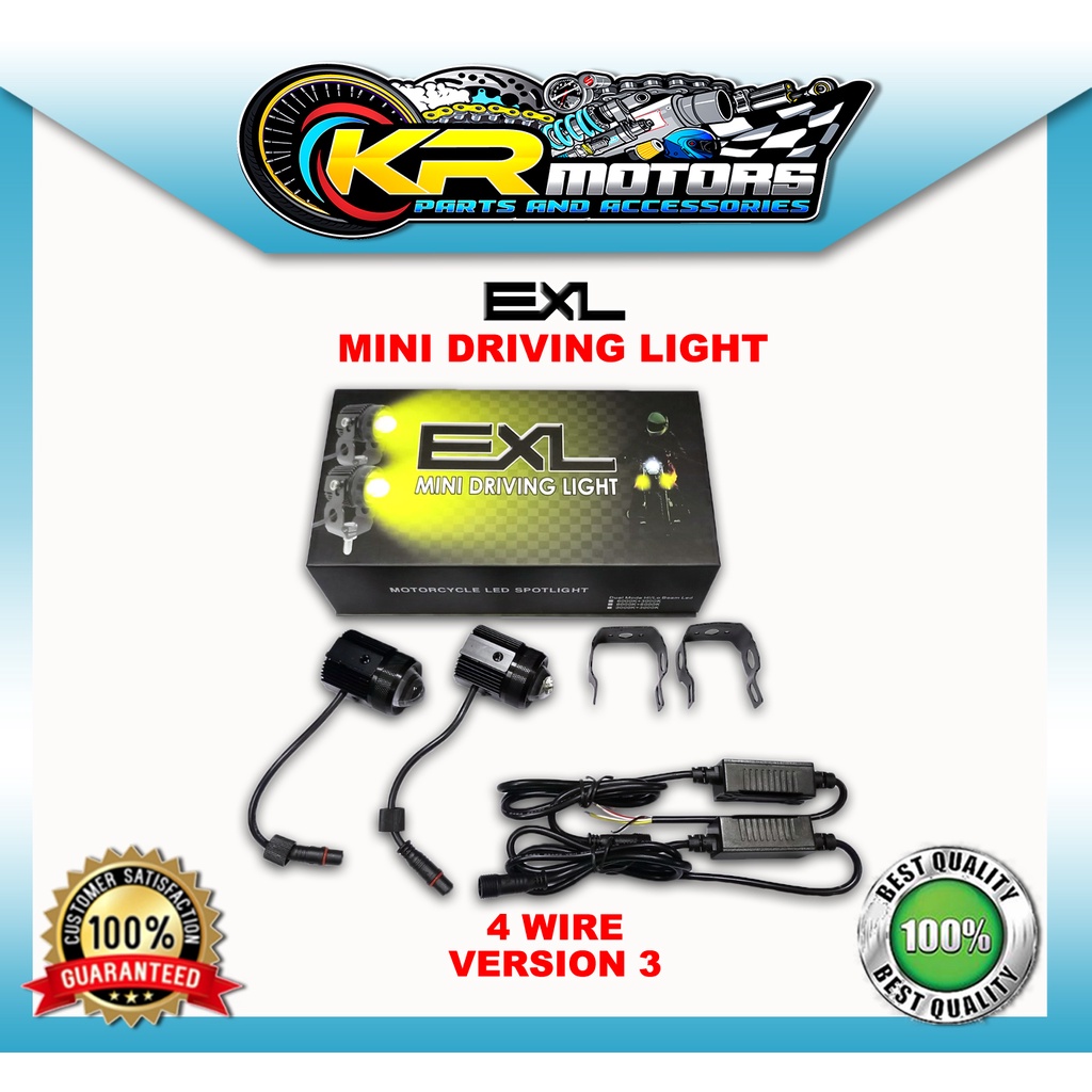 ★EXL Mini Driving Light Version 3 Aux Light w Ballast Blower for ...