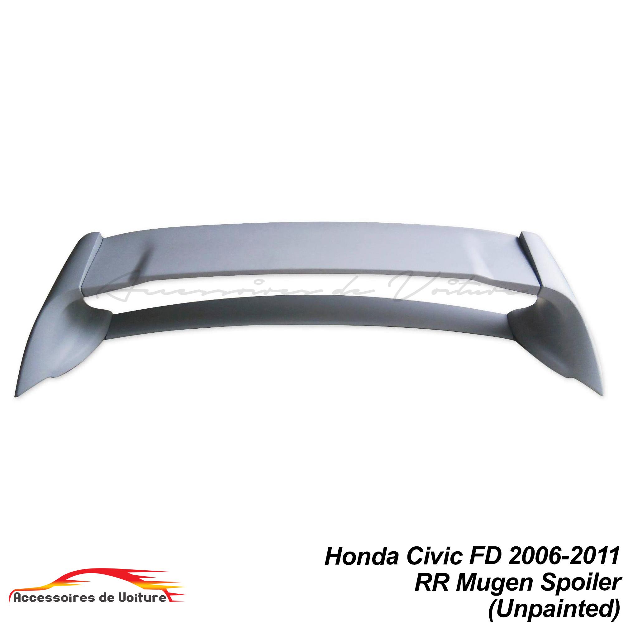 RR mugen Spoiler for Honda Civic FD 2006-2011 (Unpainted) | Lazada PH