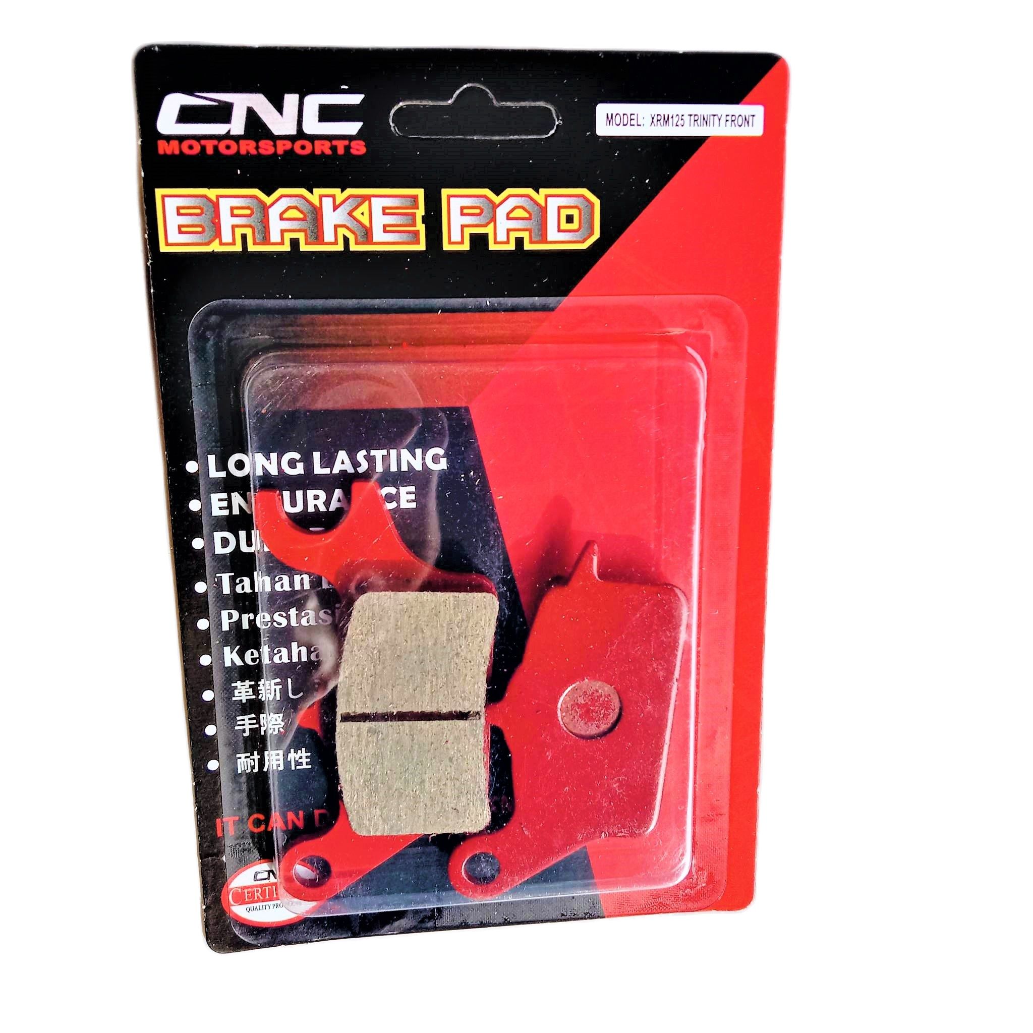 CNC BRAKE PAD FOR HONDA XRM125/TRINITY FRONT ONLY | Lazada PH