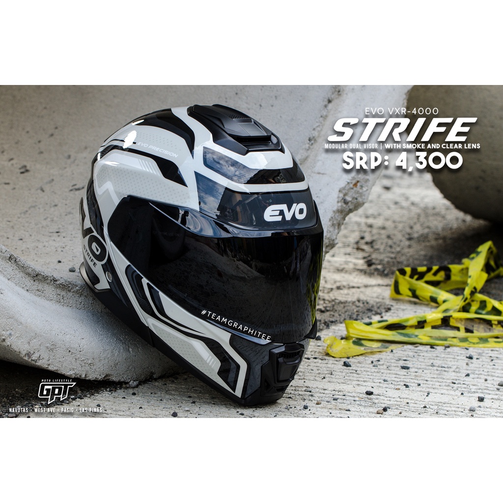 EVO VXR-4000 Strife Modular Dual Visor HelmetuA0 | Lazada PH
